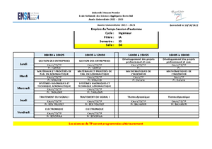 Genie mecatronique et systemes intelligents semestre 5S5 - Berrechid le ...