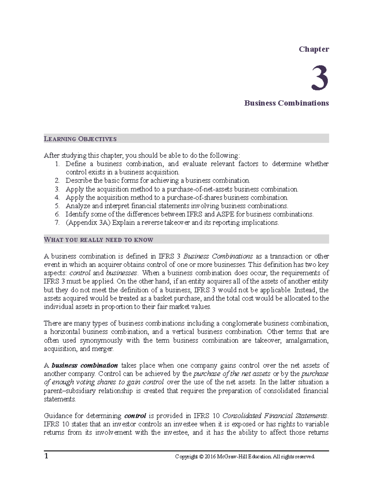 What you really need to know5 - Chapter 3 Business Combinations ...