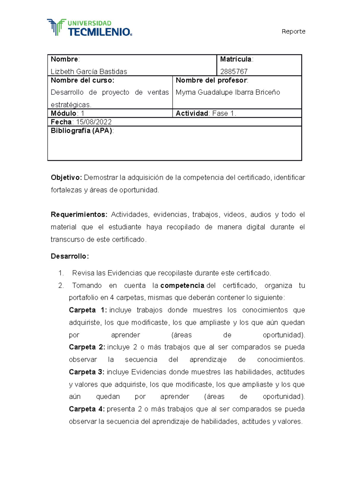 FASE 1- Desarrollo DE Proyecto DE Ventas Estrategicas- 2885767 MZT ...