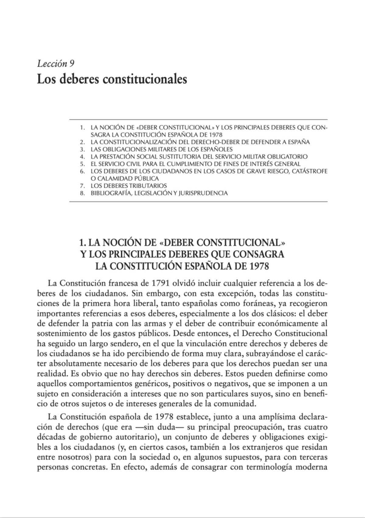 LeccióN 9 - leccion de constitucional 2 - Derecho Constitucional Ii - Studocu