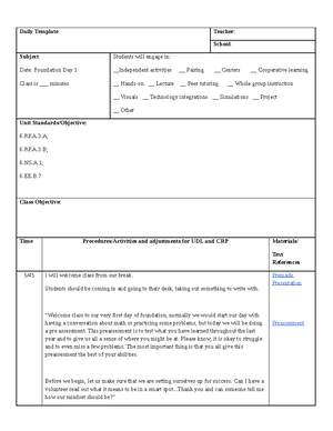 Raisin in the Sun- Thematic Unit Plan - UNIT PLAN Unit Title: Raisin in ...