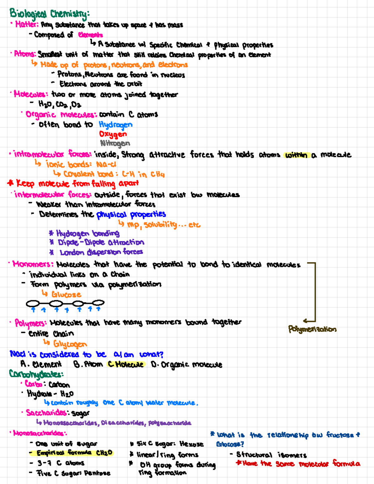 Biology basics review - BIOL 190 - University of Nevada - Studocu