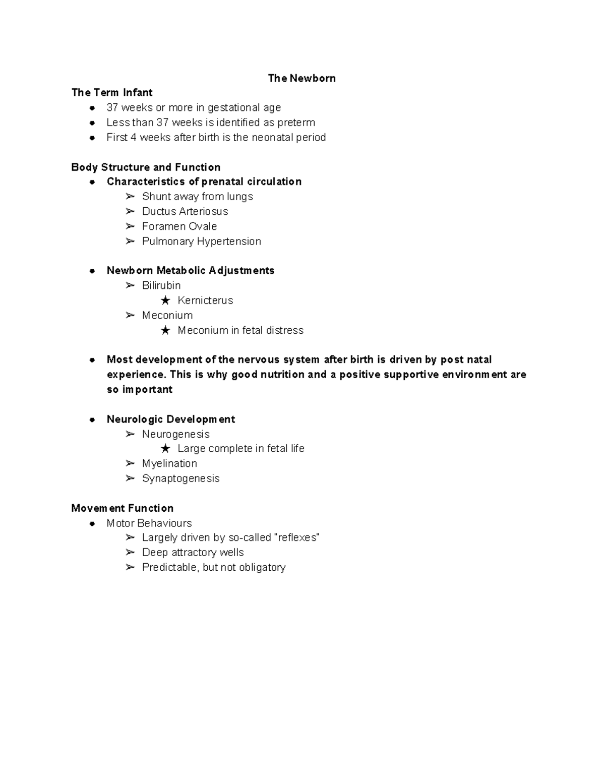 Chapter 9- The Newborn - The Newborn The Term Infant 37 weeks or more ...