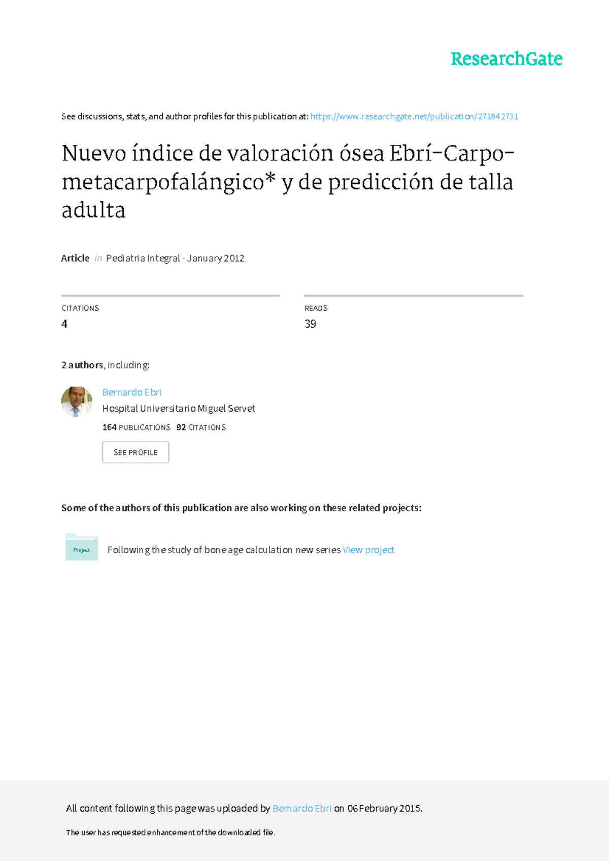 822 Ebri 10. Diciembre 2012 .Pediatria Integral - See discussions, stats, and author profiles ...