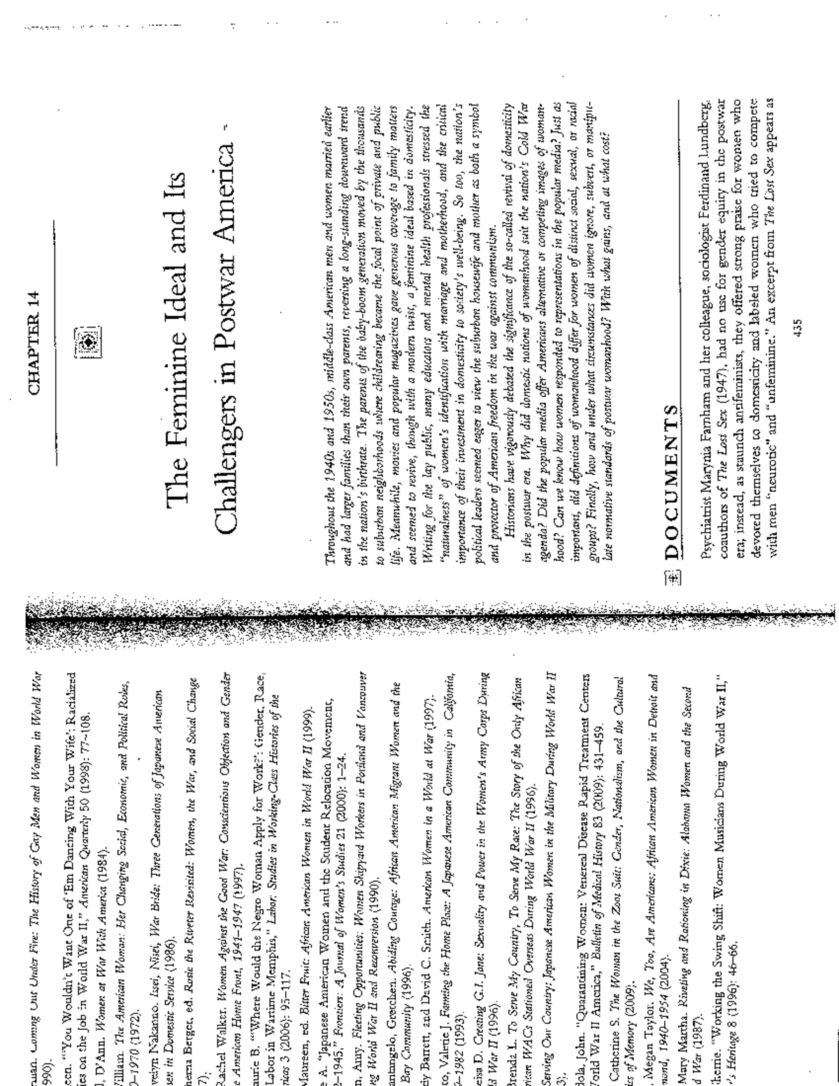 Feminine Ideal and Postwar Challenges - AMH 2090 - Studocu