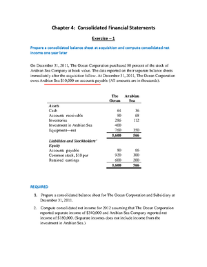 Chapter 3 an introduction to consolidated financial statements 2 - 1 ...