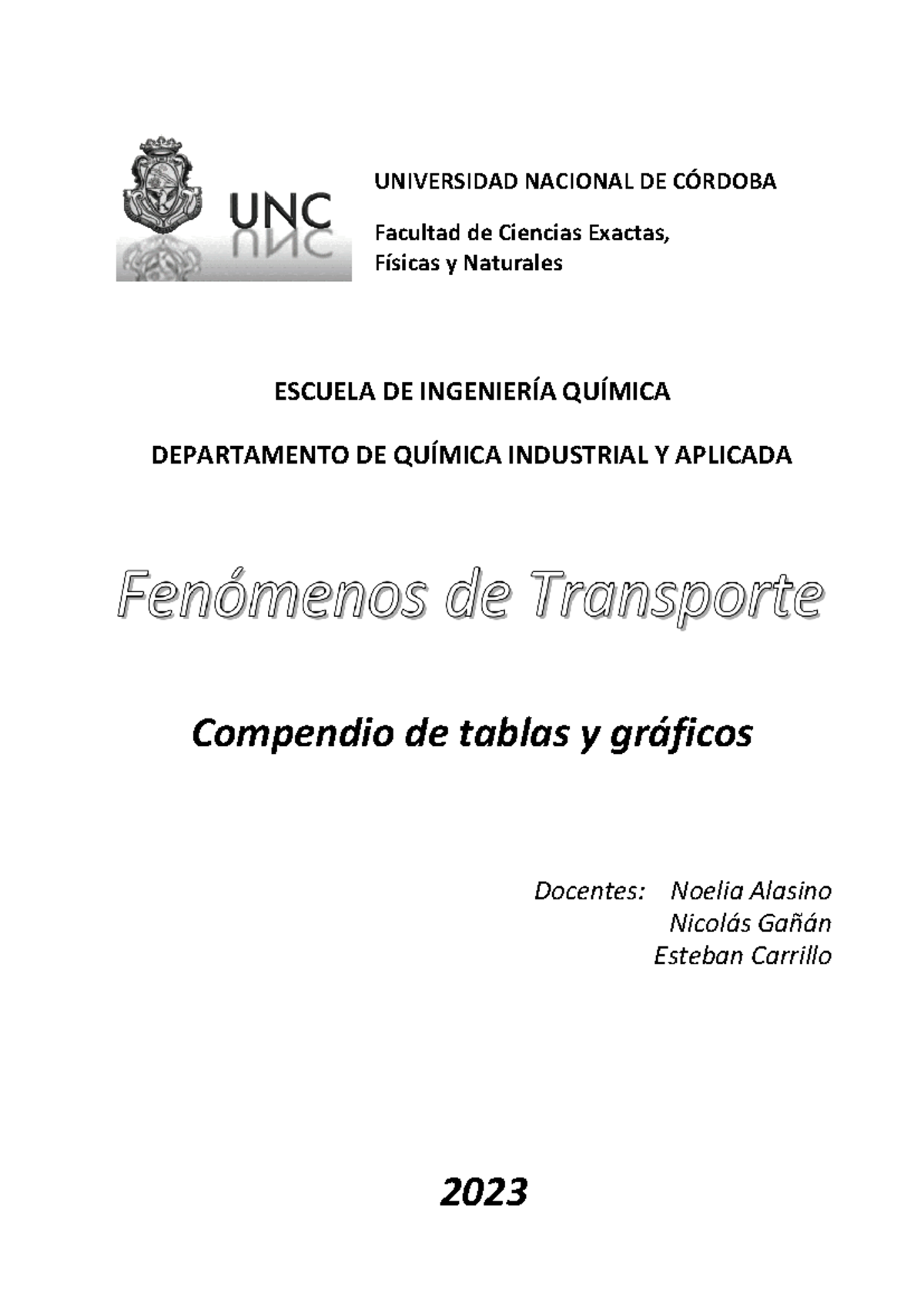 FT2023 - Compendio de tablas y graficos - UNIVERSIDAD NACIONAL DE C ...