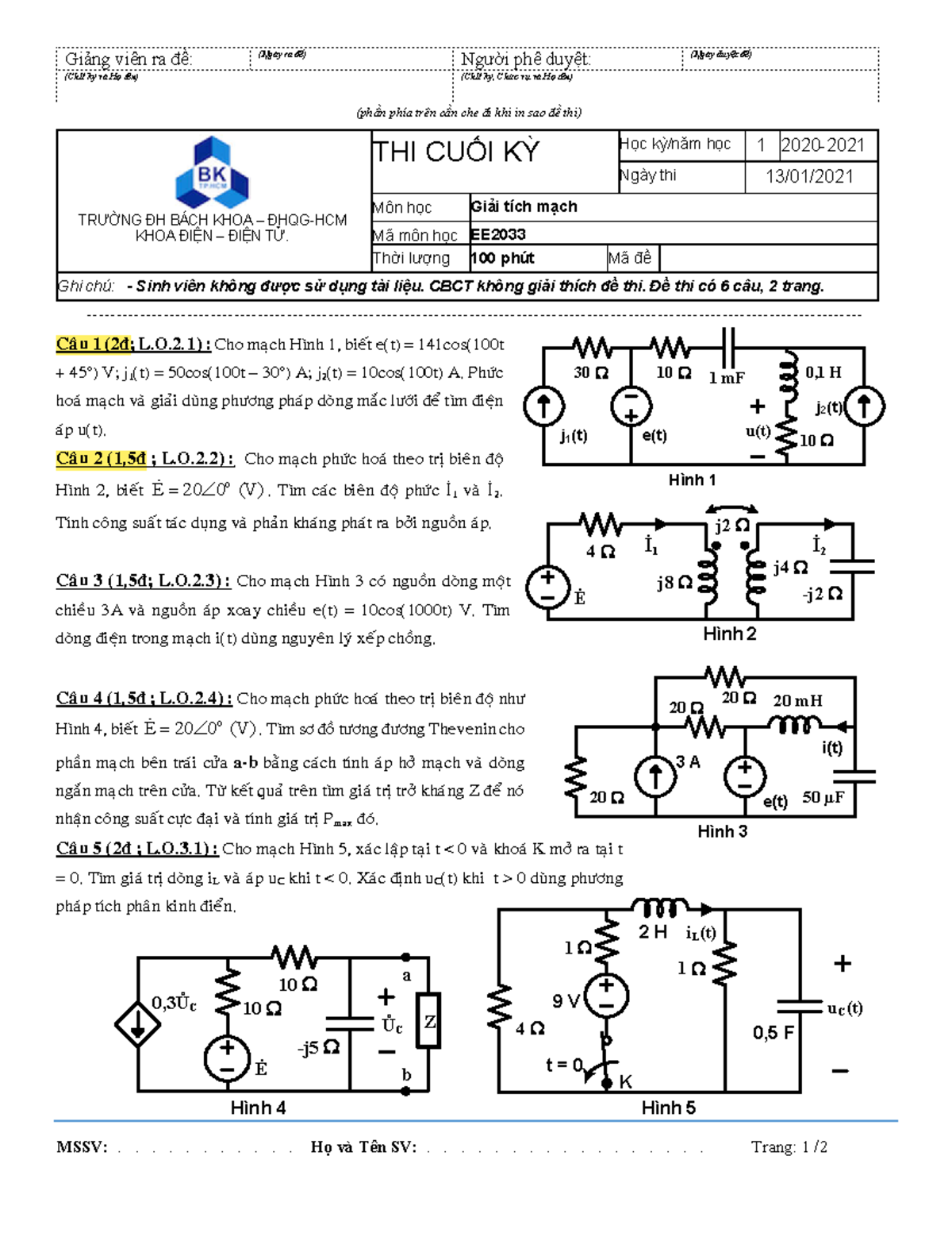 THI GTM CQ19 Dap An - THI_GTM_CQ19_DapAn.pdf - Giảng viên ra đề: (Ngày ra đề) Người phê duyệt ...