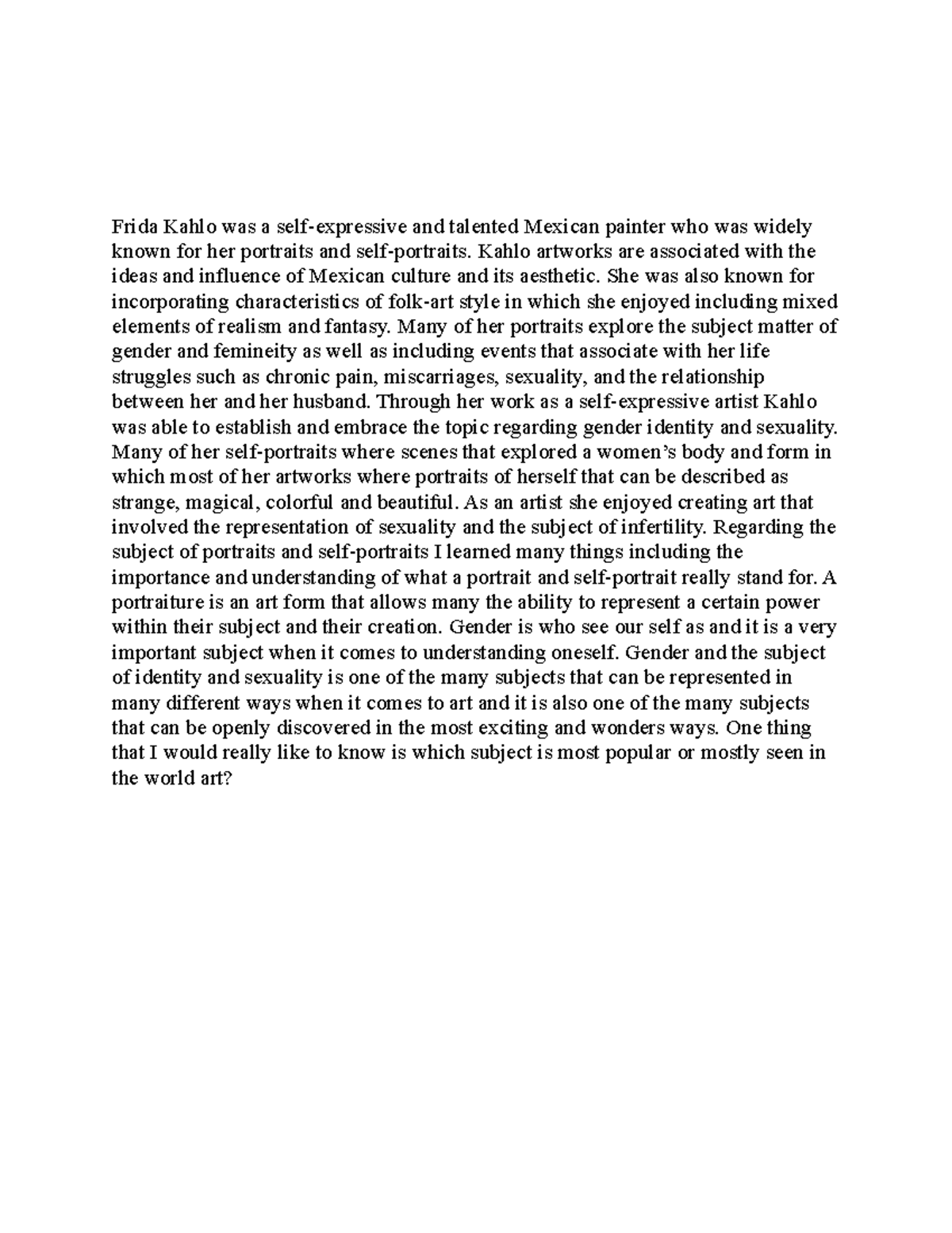 Frida Kahlo - Kahlo artworks are associated with the ideas and ...