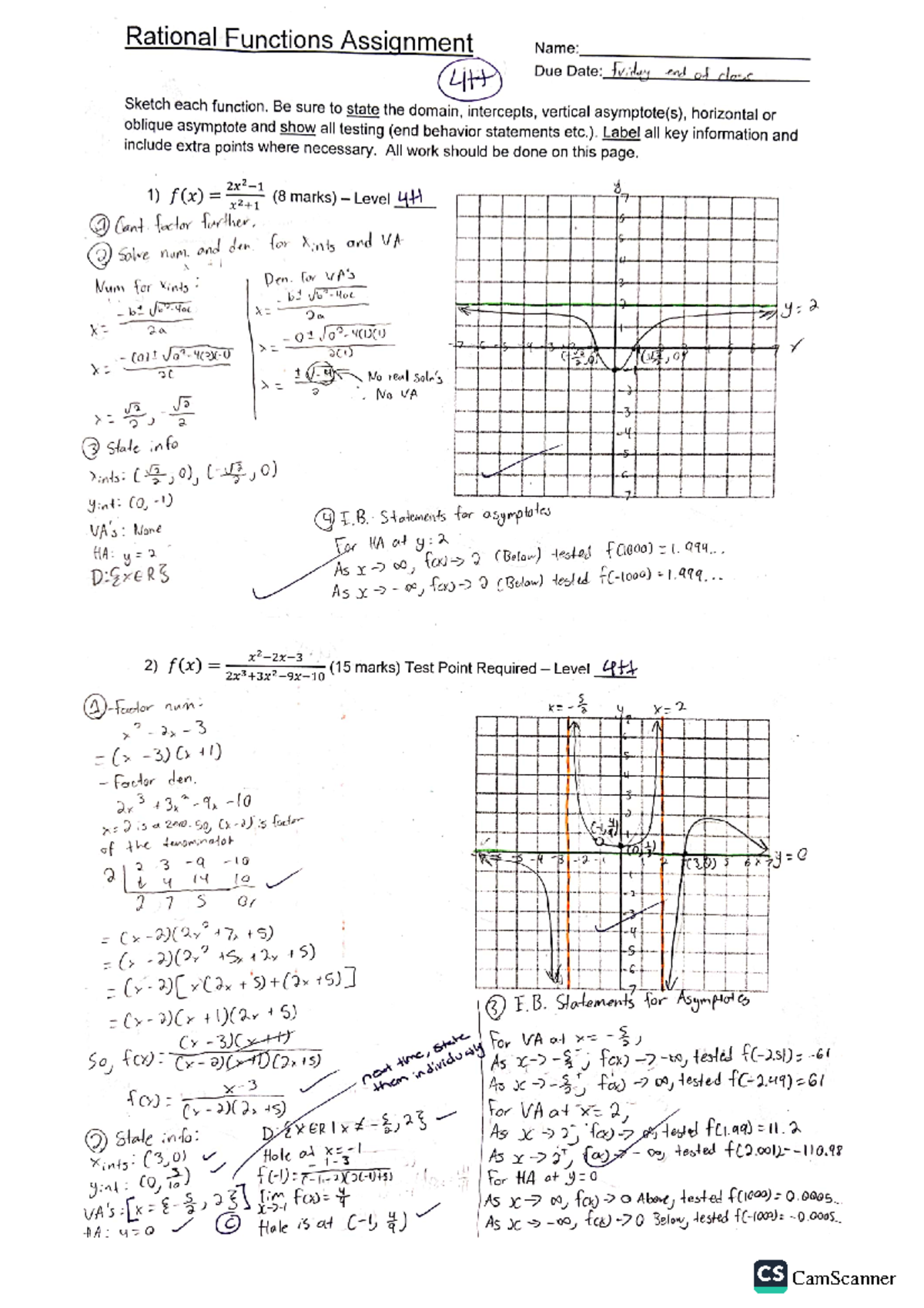 Solutions to the assignment - CamScanner CamScanner - Studocu