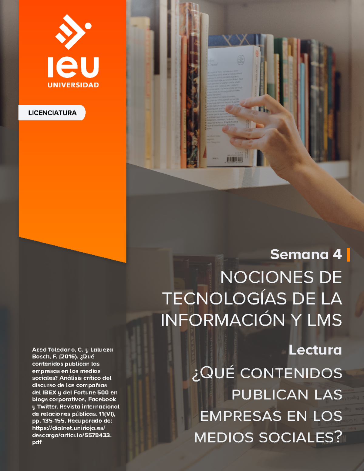 NTIL Complementaria s4-1 - ¿Qué contenidos publican las empresas en los ...