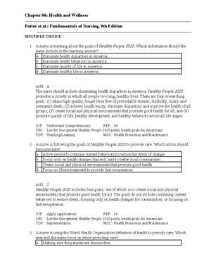 C20 - ATI practice - Chapter 20: Evaluation Potter et al.: Fundamentals ...