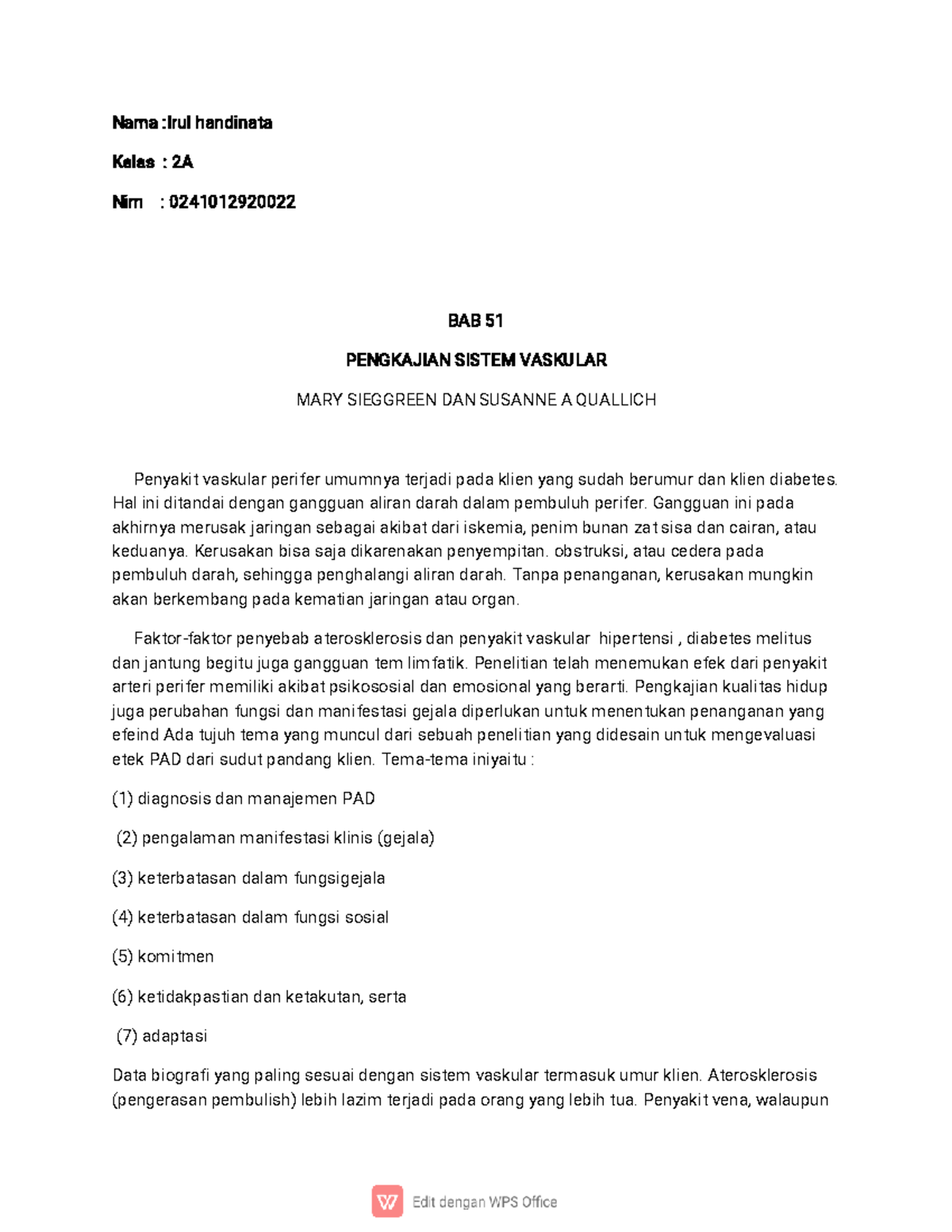 Bab 51 - kmb - Nama :Irul handinata Kelas : 2 A Nim : 0241012920022 BAB ...