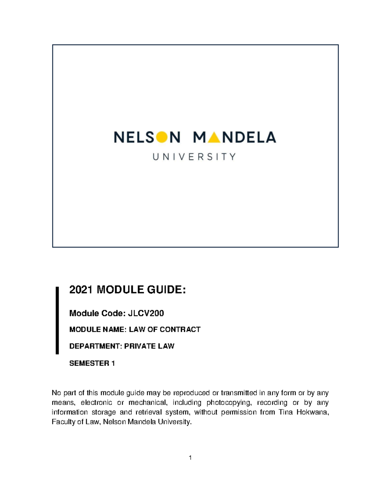 2021 Module Guide ( Updated) - No part of this module guide may be ...