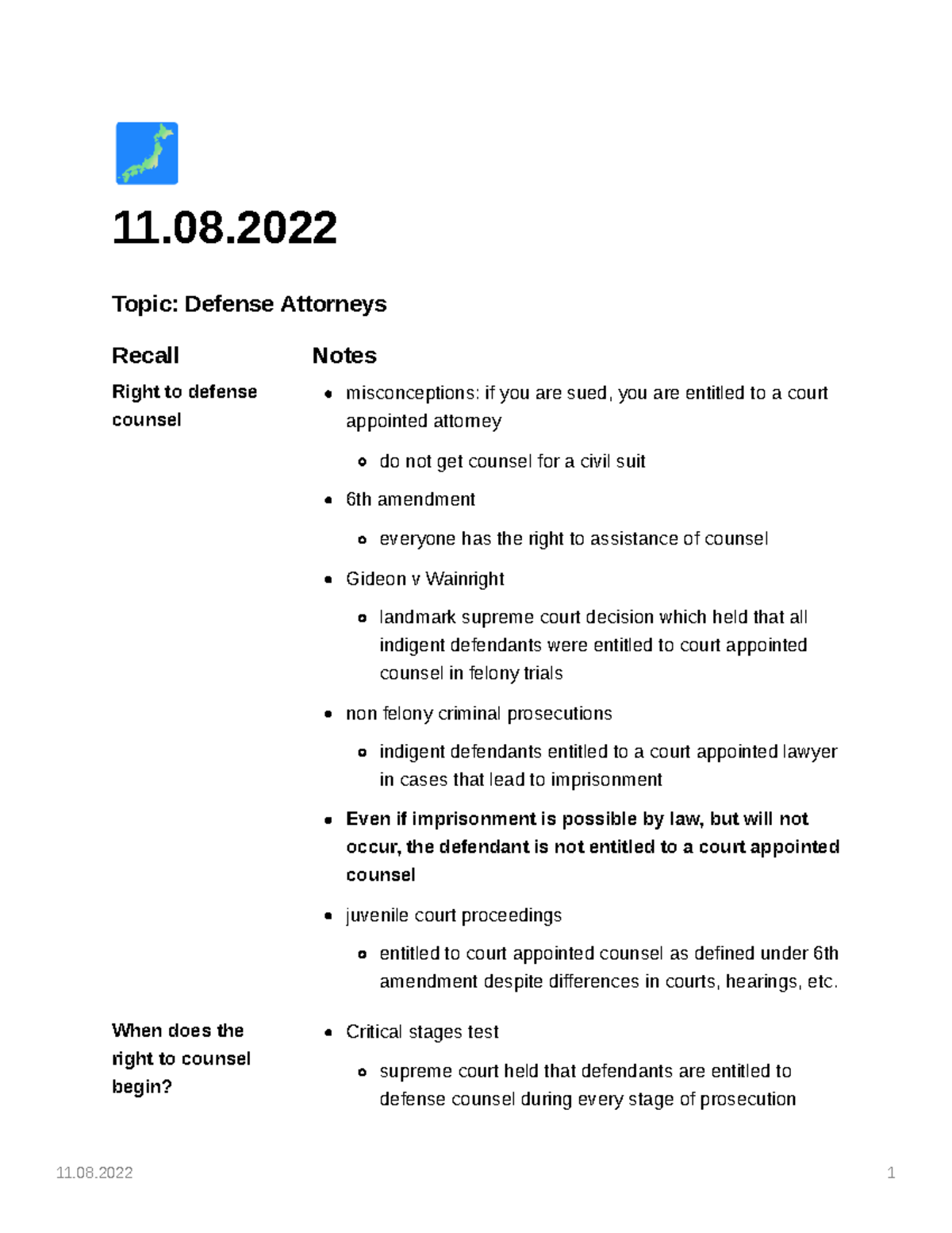 11 - defense attorney notes Criminal Courts Chapter 7 - Deprecated API ...