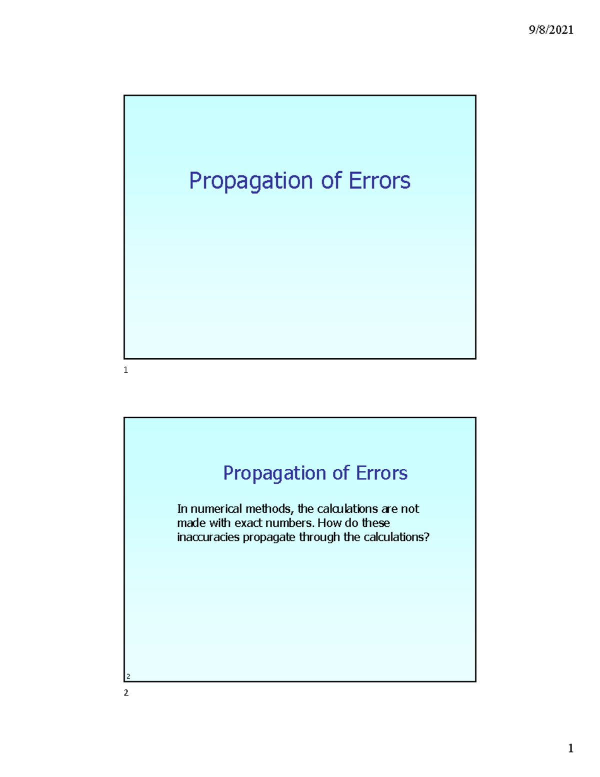 1-6 propagation of errors - Production Management - VNUHCM ...