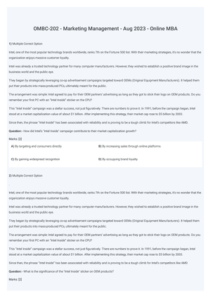 OMBC 202 MM - want to solve this mandatory assignment - 1 Choose the key to achieve ...