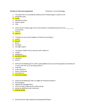 APHY 101 - Lecture notes 1, 3-7 - APHY 101 EXAM 5 Review Guide Chpts 9 ...