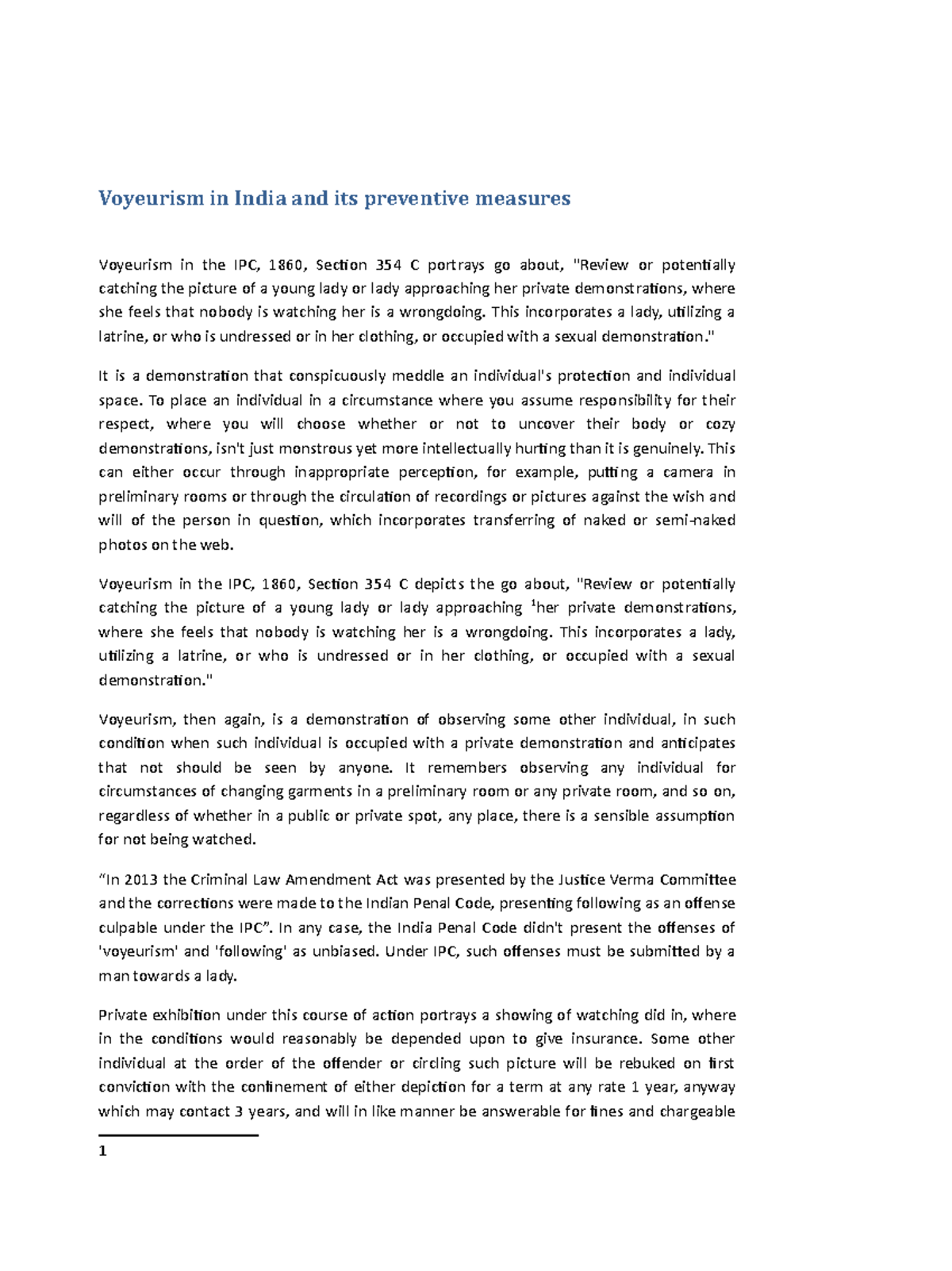 Voyeurism in India - This incorporates a lady, utilizing a latrine, or ...