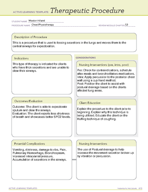 Rule of Nines Worksheet - Chamberlain University - Studocu