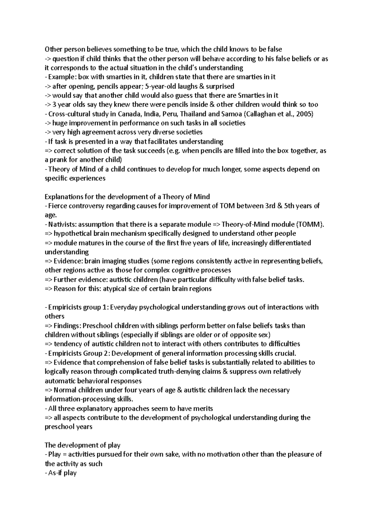 Other person believes something to be true - , 2005) -> huge ...