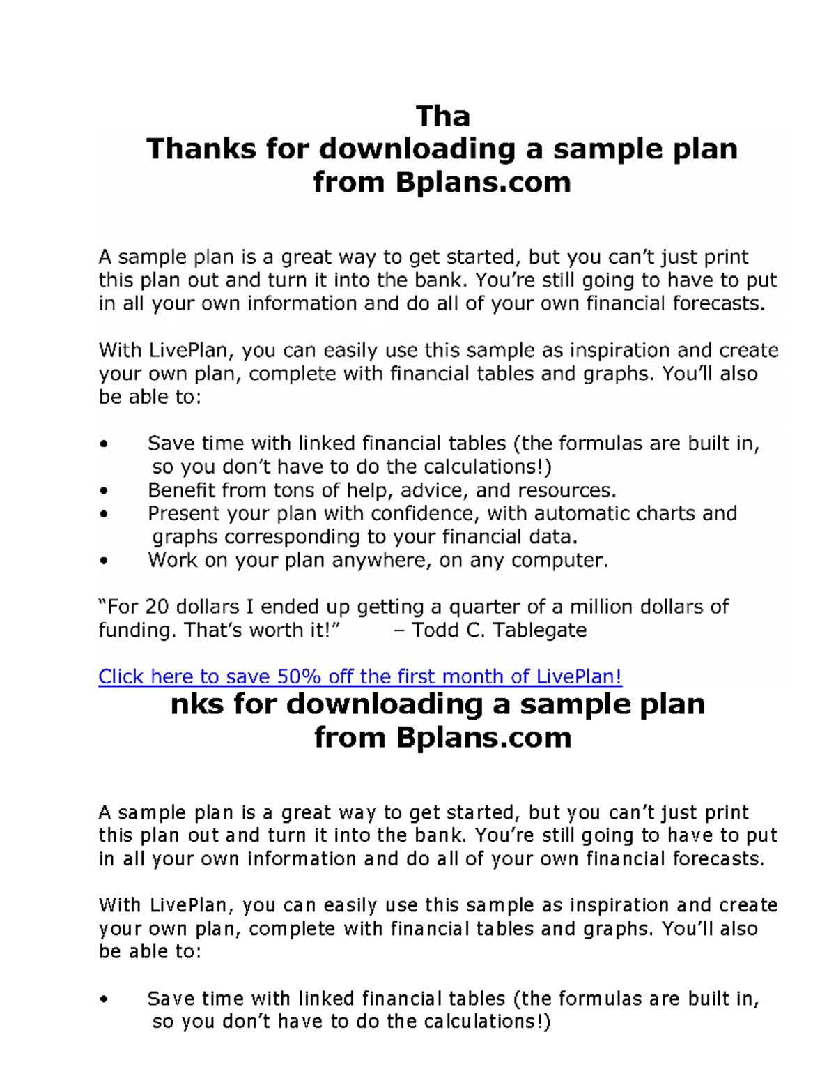 Advertising marketing consulting business plan - Tha nks for ...