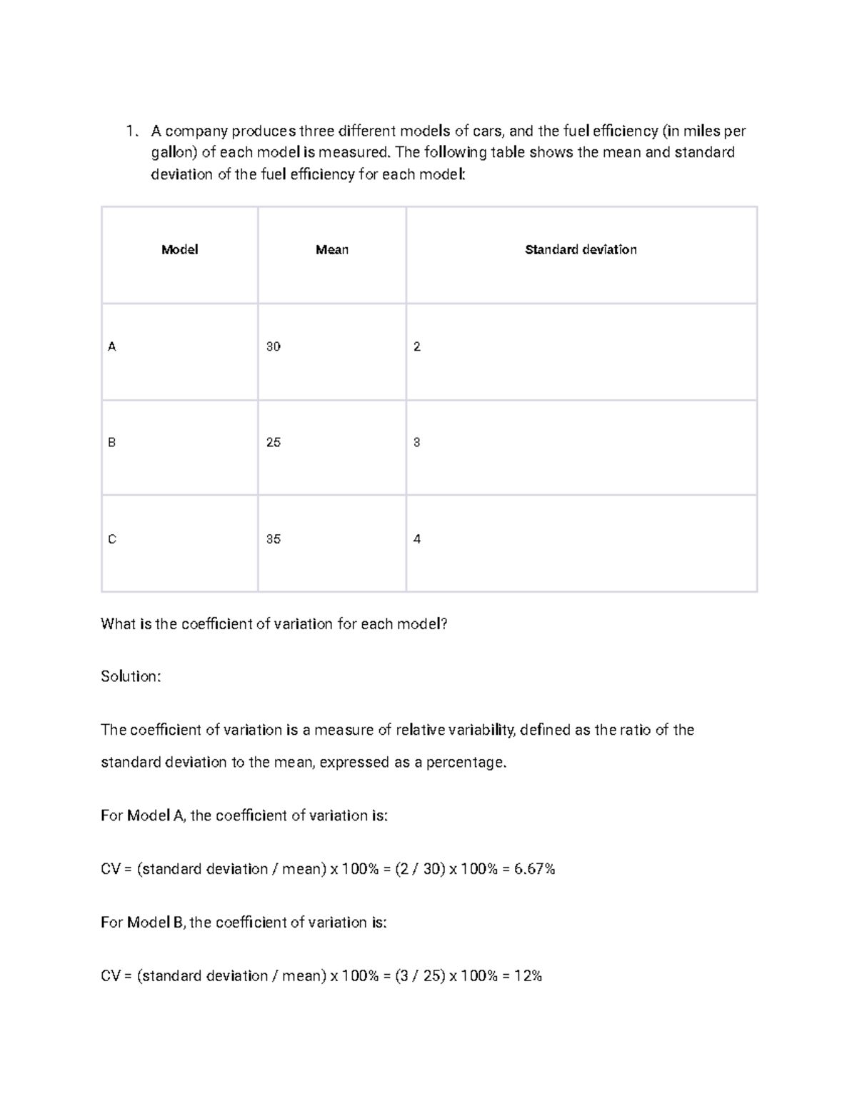 Statistics Variable Problems A Company Produces Three Different 7129