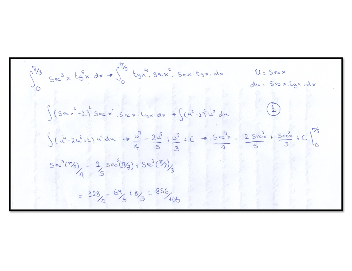 Tarea mate integrales. uwu - Matemática - Studocu