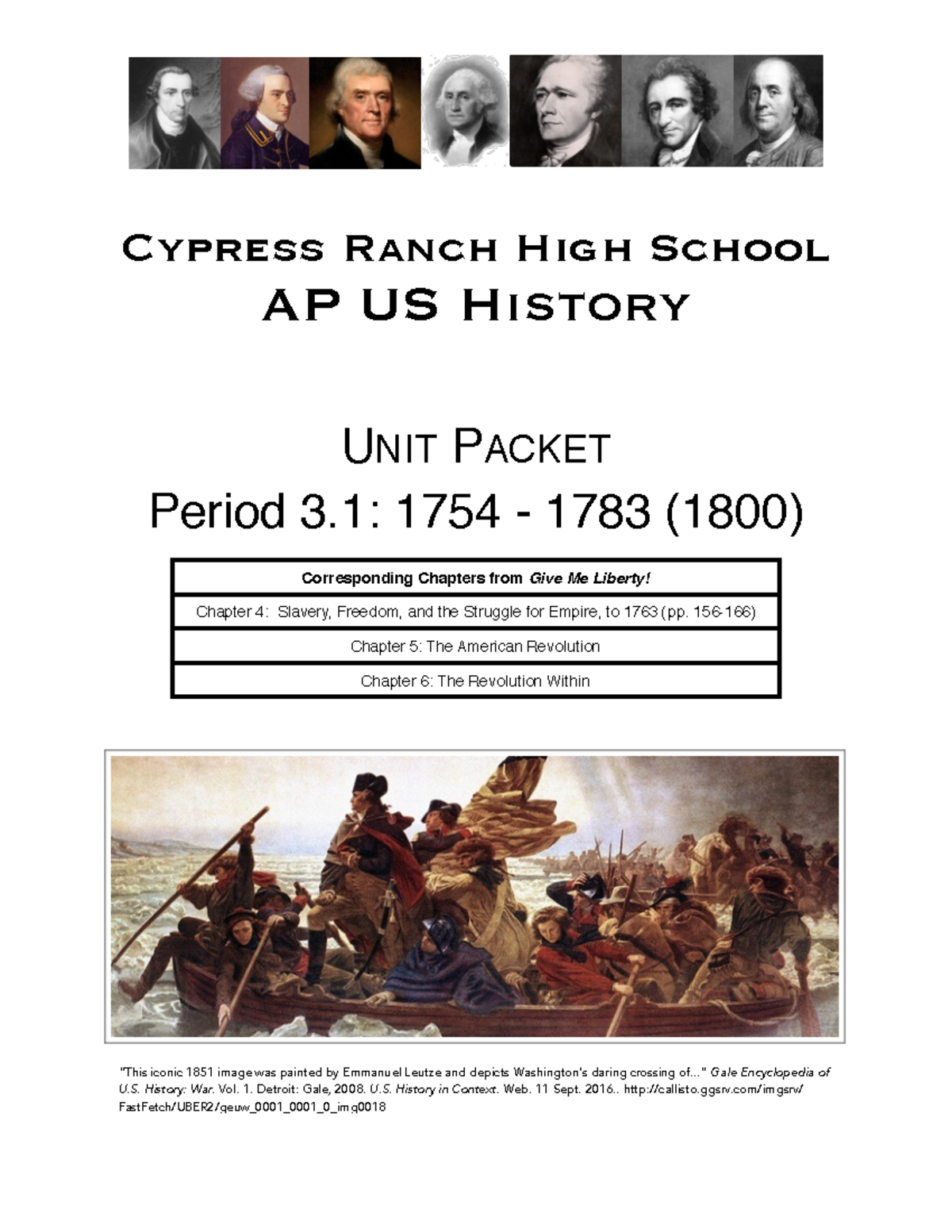 Period 3 review packet for United States history covering key concepts ...