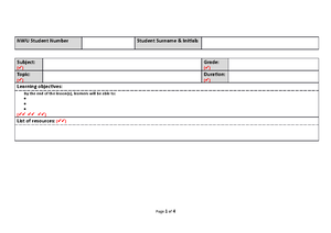 Lesson+observations - guidelines - Observation 1: Ready, steady, go ...