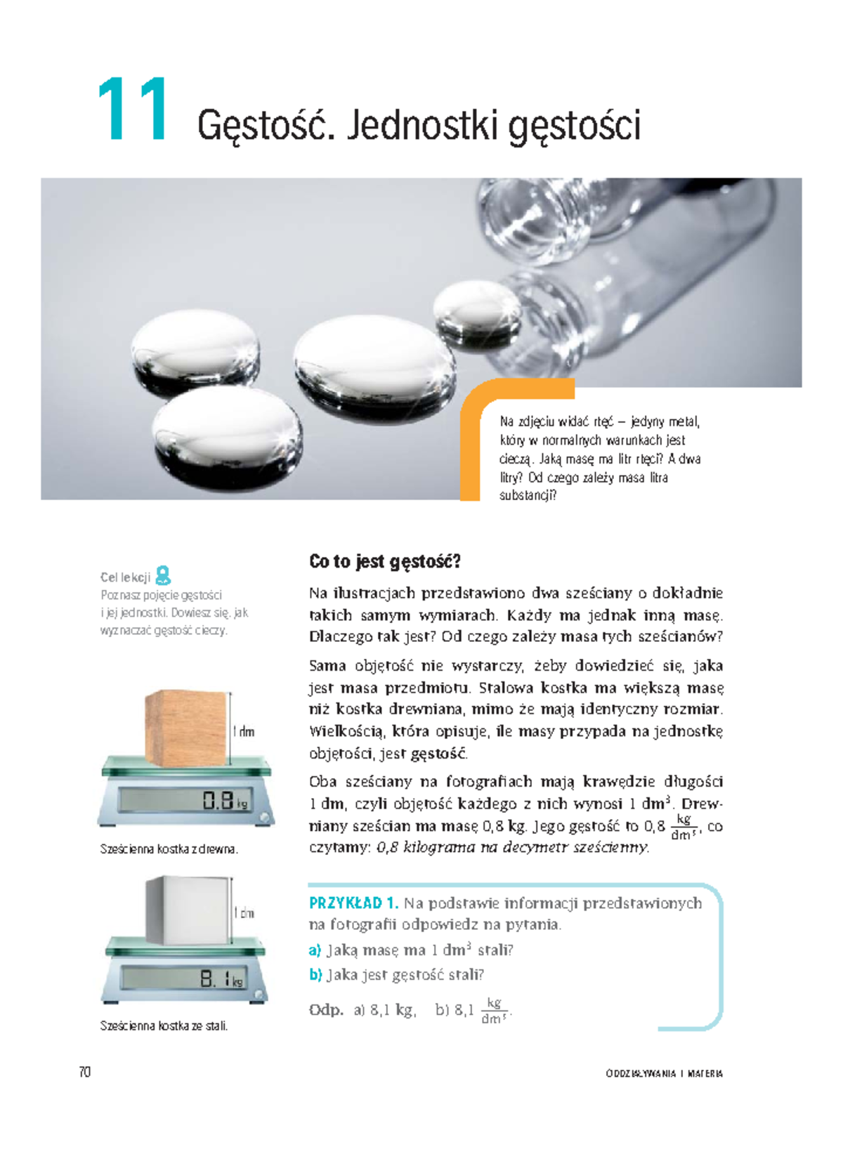 Gestosc-jednostki-gestosci - 11 Gęstość. Jednostki gęstości Na zdjęciu ...