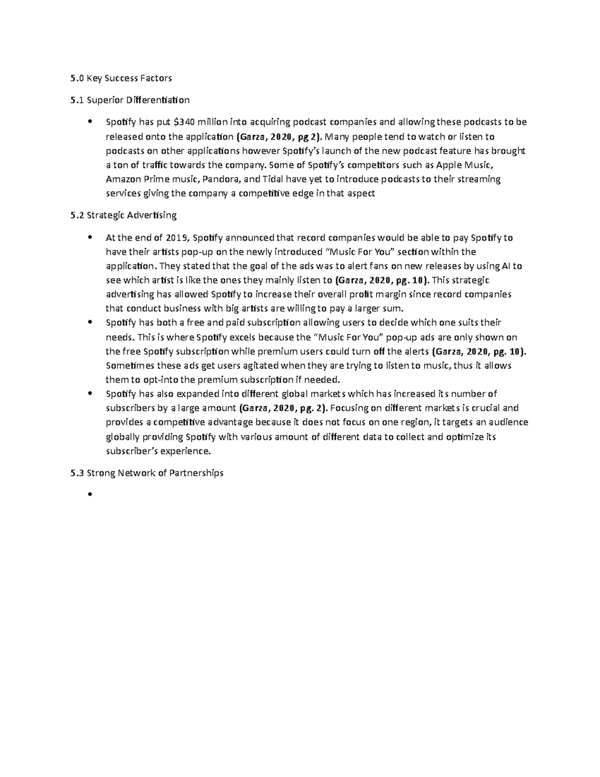 Bus 800 - Success Factors - 5 Key Success Factors 5 Superior ...