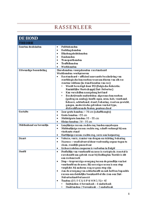 Rassenleer eigenschappen hondenrassen groep 3 en groep 4 ...