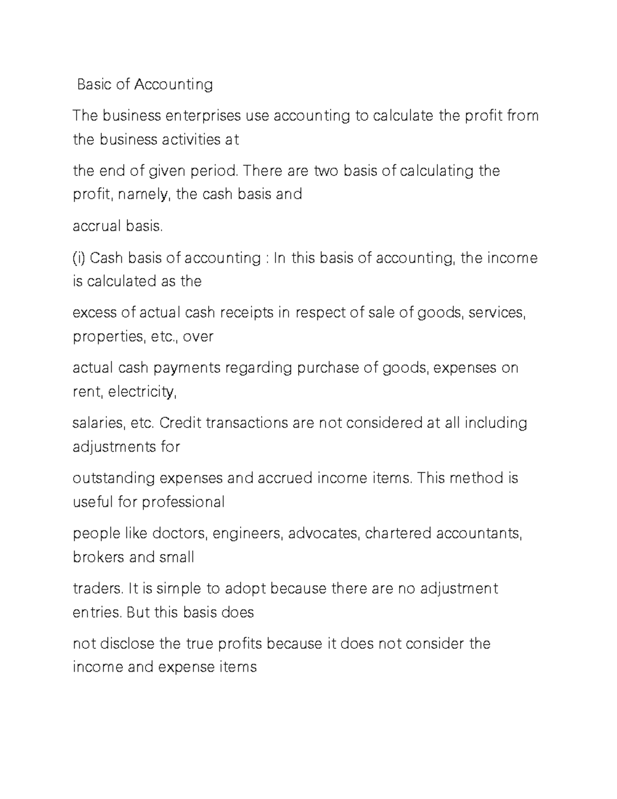 Basic of Accountin-Financial-Accounting - Basic of Accounting The ...