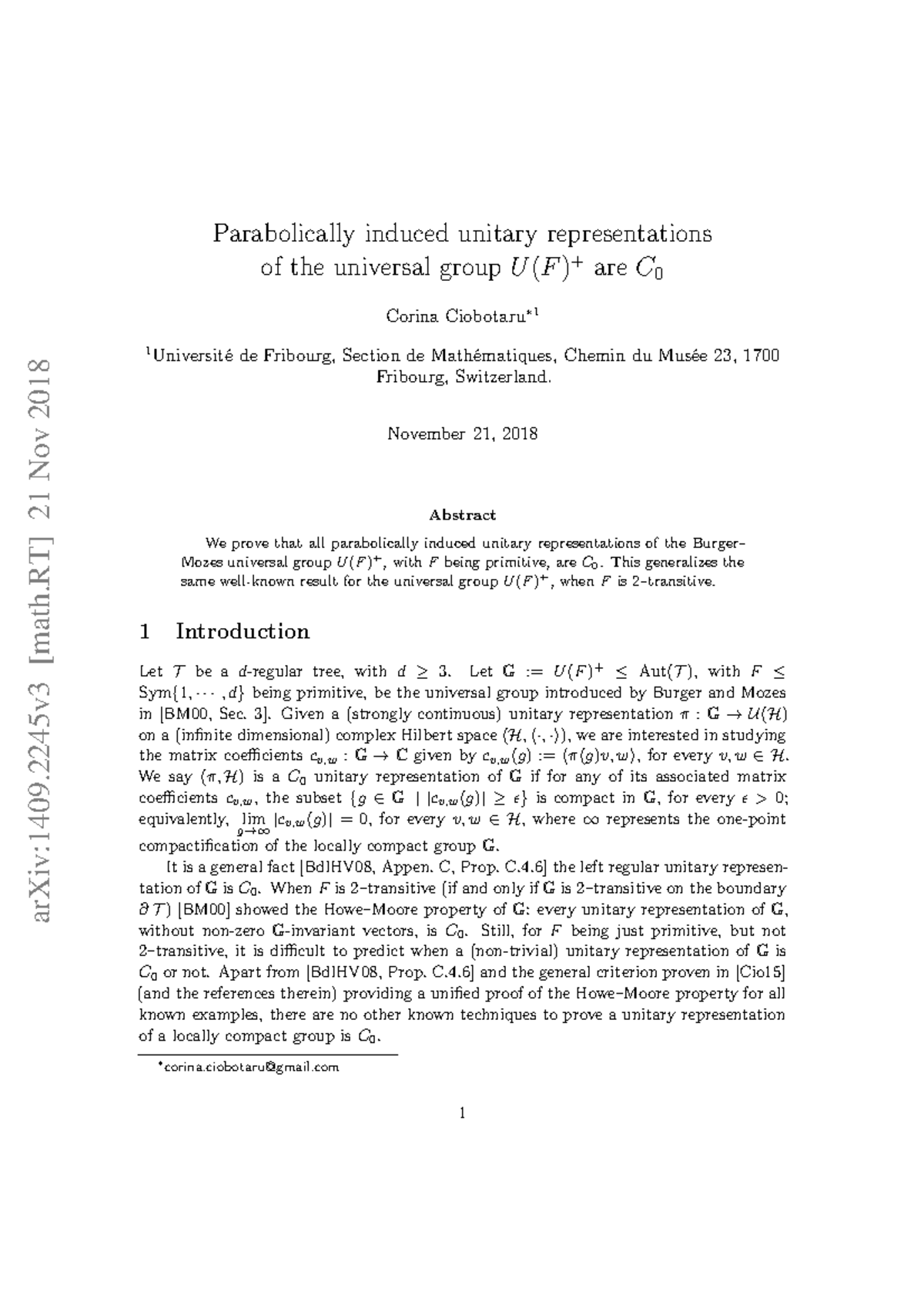 1409 - Cours - arXiv:1409 [math] 21 Nov 2018 Parabolically induced ...