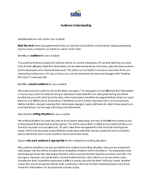 3-2 Journal Time Prioritization - SNHU 107 Module Three Journal ...