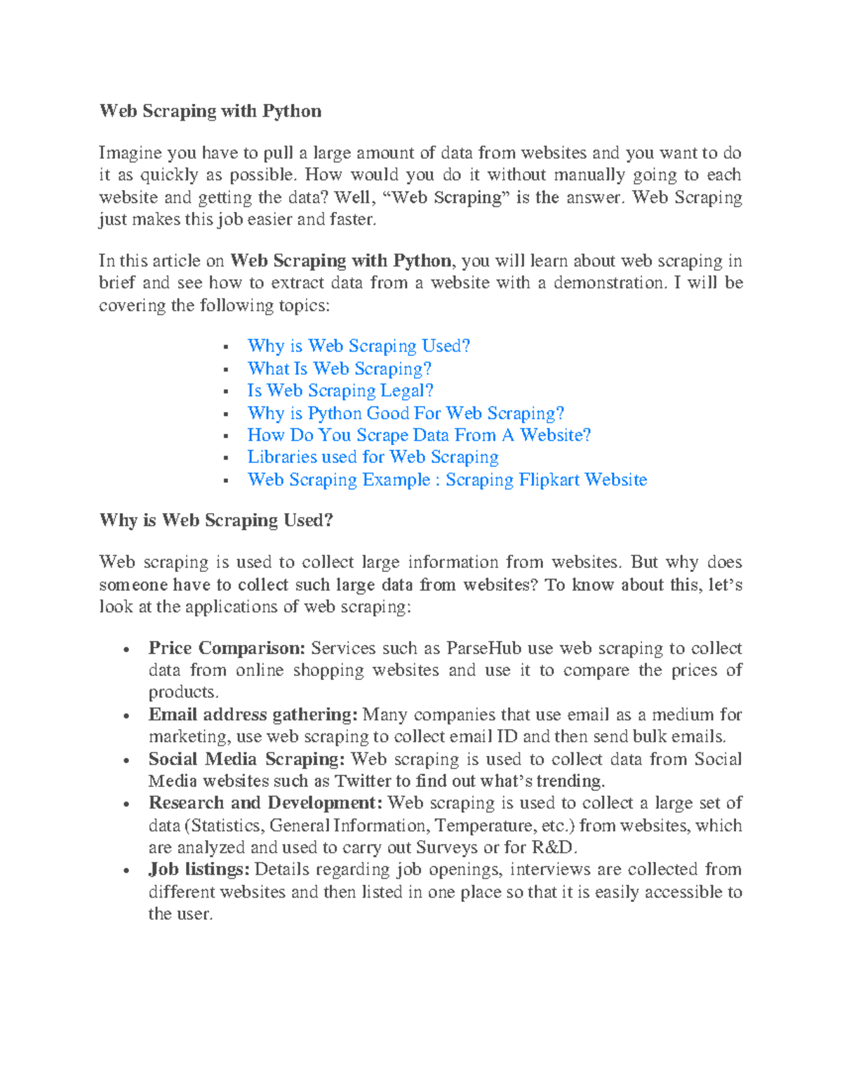 13 Web Scraping with Python - Web Scraping with Python Imagine you have ...