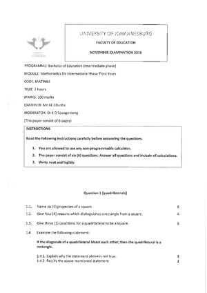Grade 4 English Memo November 2021 - TOM NEWBY SCHOOL EXAMINATION ...