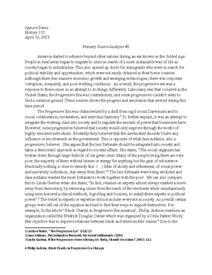 Reconstruction Primary Source Analysis - History 152 10/30/ Slavery ...