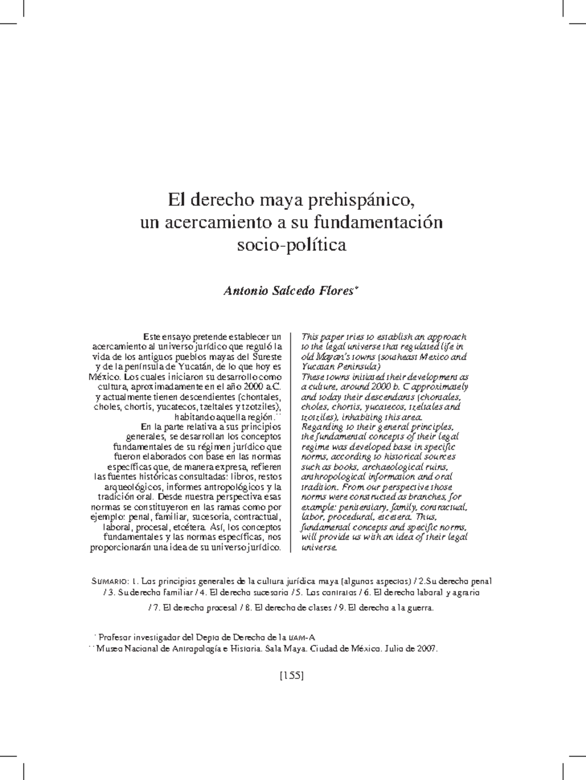 Derecho maya epoca precolonial 2015 revmx (1) - El derecho maya ...