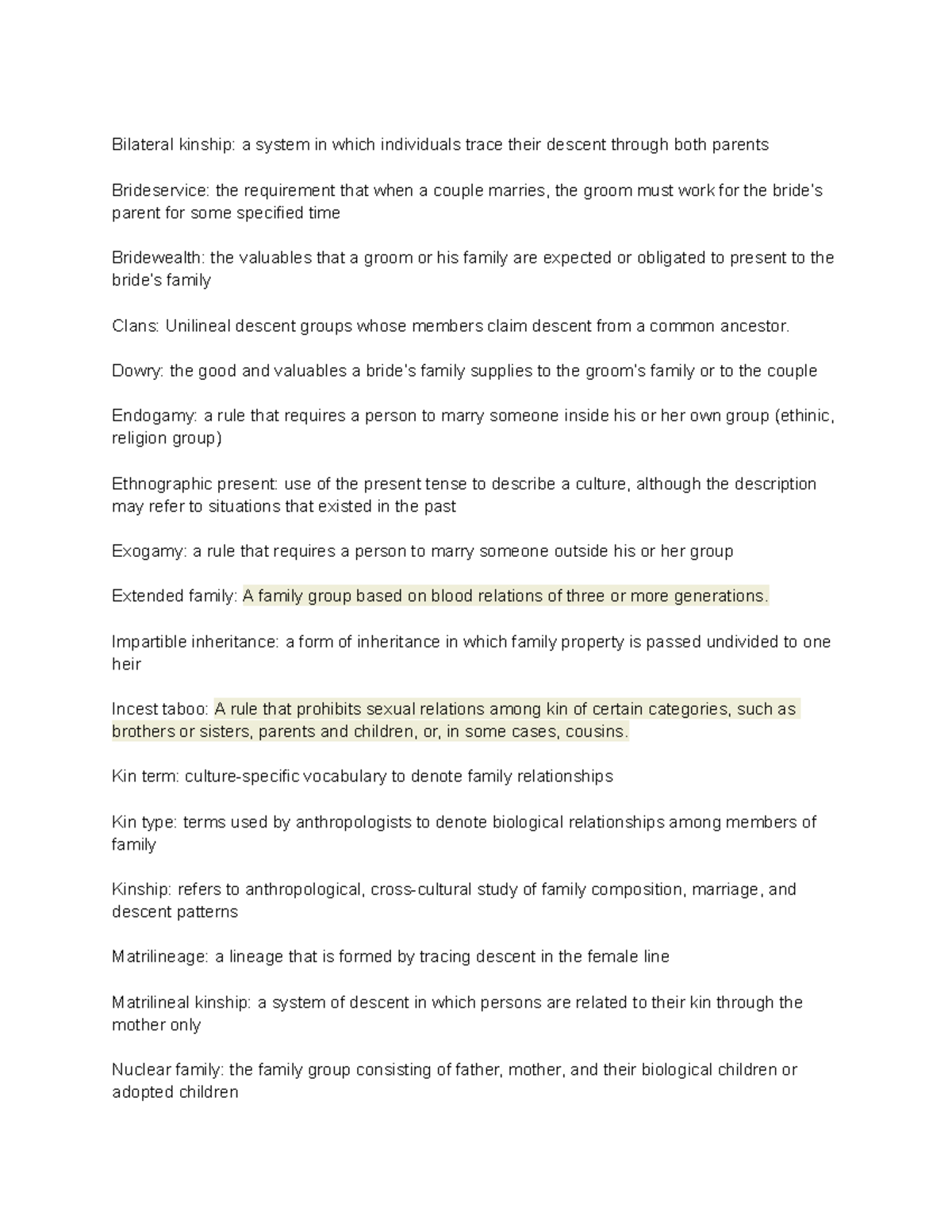 Chapter 5 constructing family and social relationships - Bilateral ...