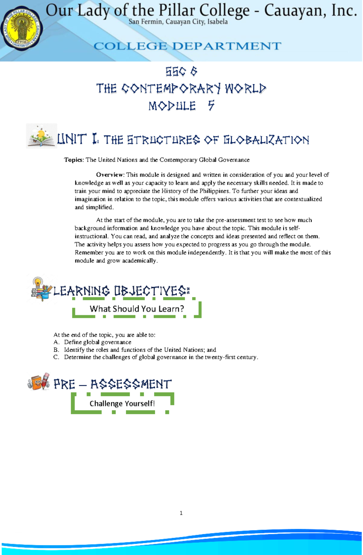 The United Nations and the Contemporary Global Governance - It is made ...