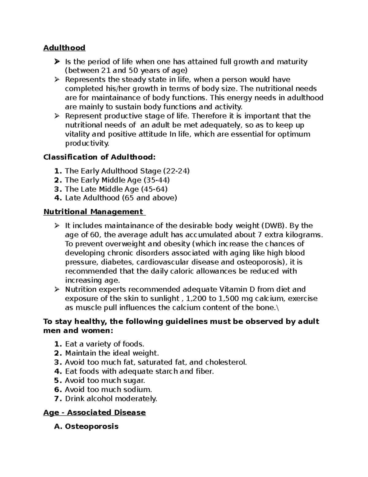 Adulthood - Adulthood Is the period of life when one has attained full ...