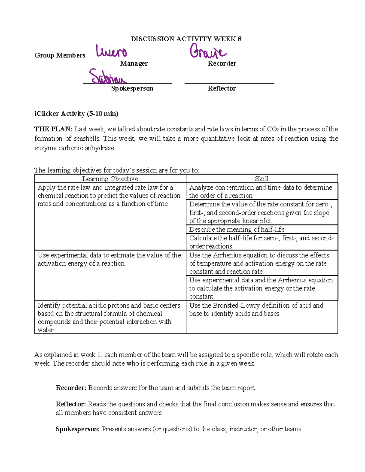 Discussion+Week+8+Worksheet+U5M4 - CHEM1120000A - Studocu