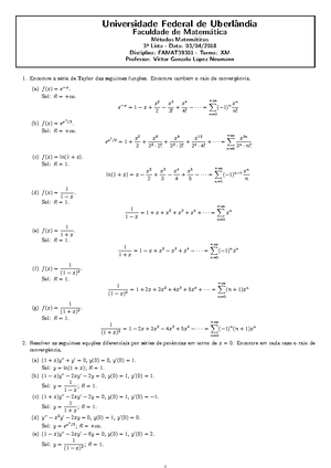 W Gabarito 3º Lista Transformada de Laplace - M ́ ETODOS MATEM ́ ATICOS ...