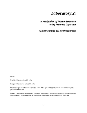 MOL 214 Lab #6 - Professor Daniel Notterman, Professor Elizabeth Gavis ...