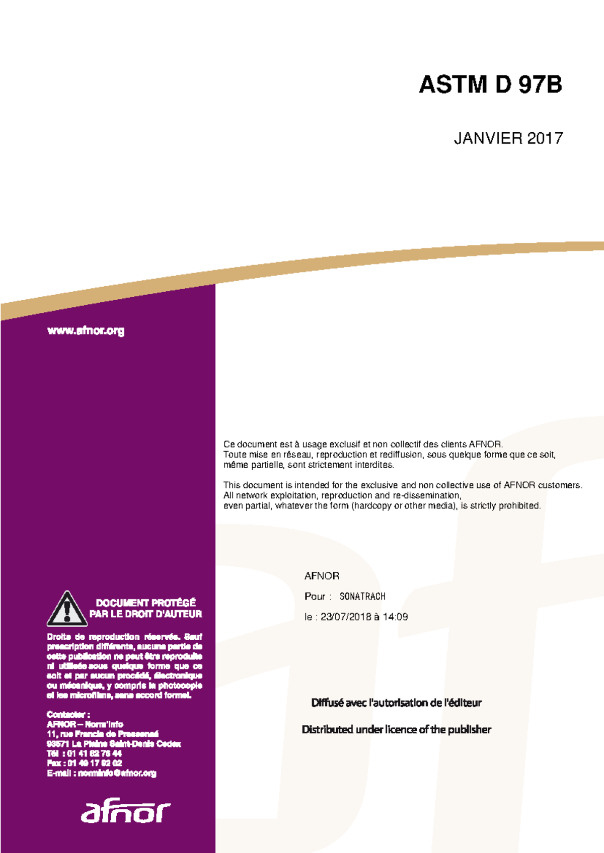 493953035 ASTM D 97B 2017 - ASTM D 97B JANVIER 2017 Ce document est à ...