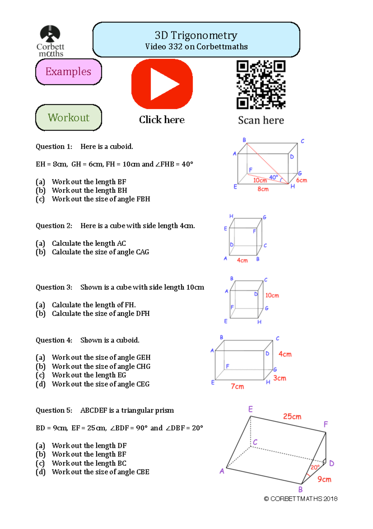 3D-Trigonometry removed - ! 3D Trigonometry Video 332 on Corbettmaths ...