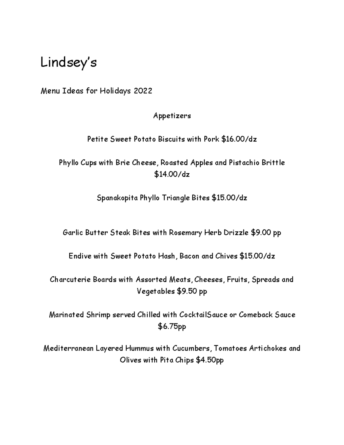 2023 winter dinner menu - PSYC 1101 - UGA - Studocu