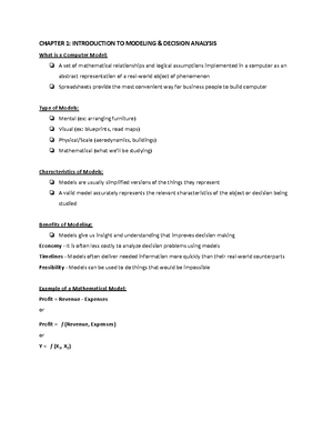 Opm 2 7 notes - Professor yan Opm 3000 Notes: * understand how to draw ...